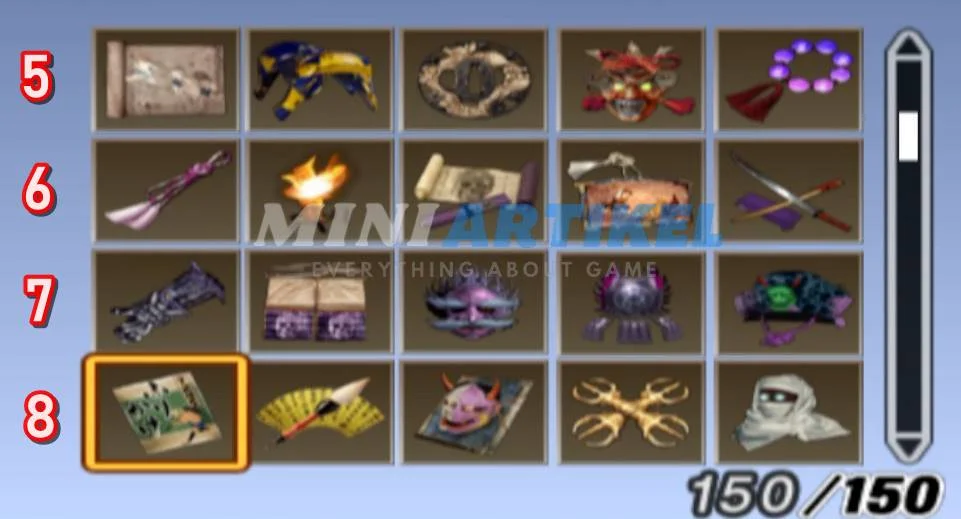 Semua Fungsi Item Basara 2 Heroes PS2 + Personal Item Karakter