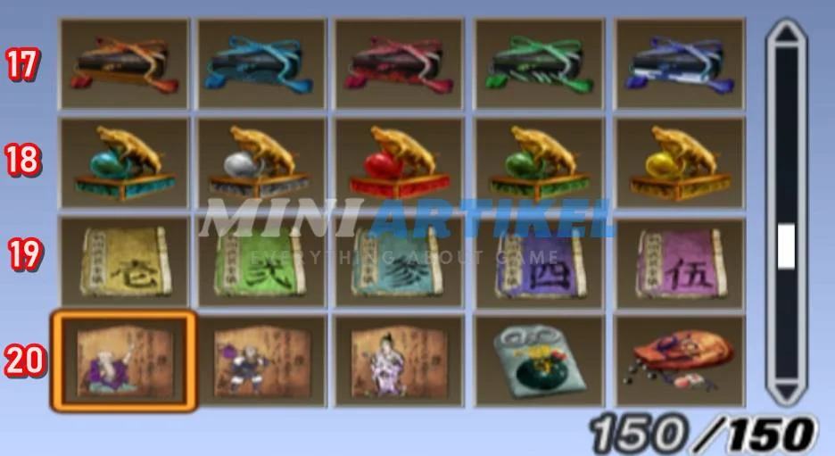 Semua Fungsi Item Basara 2 Heroes PS2 + Personal Item Karakter