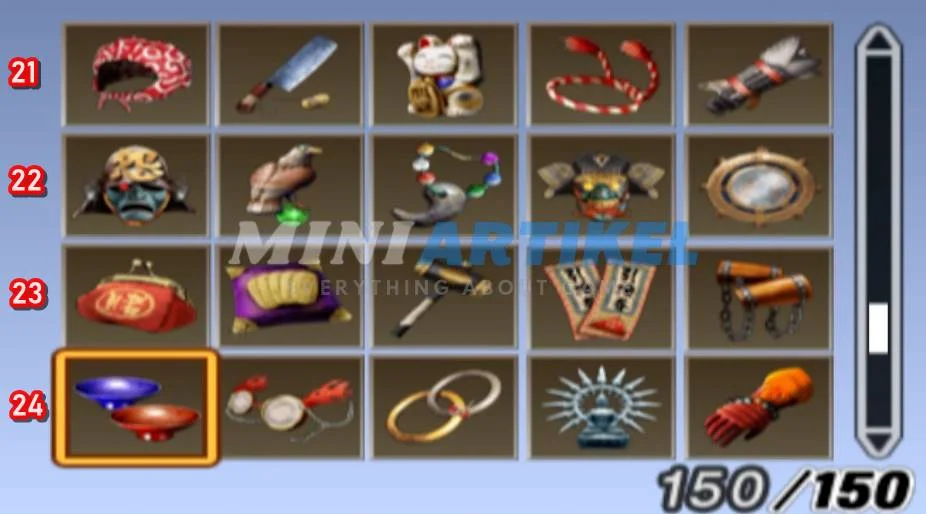 Semua Fungsi Item Basara 2 Heroes PS2 + Personal Item Karakter