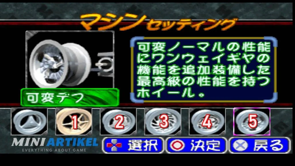 Tips Modikasi Game Tamiya PS1 Bakusou Kyoudai Lets and Go Eternal Wings